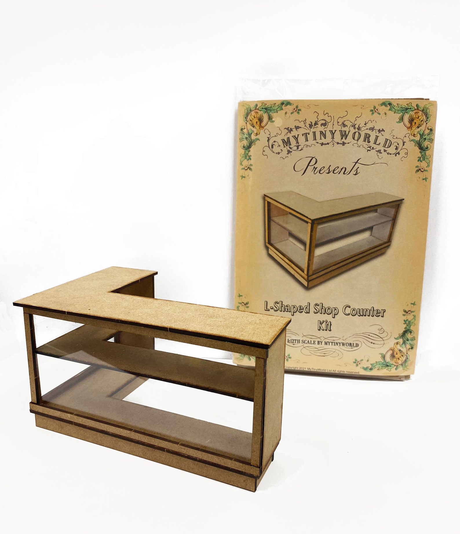 Miniature Handmade L-shaped Shop Counter Kit - Etsy