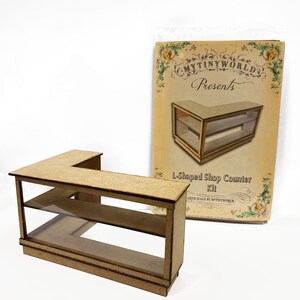 Miniature Handmade L-shaped Shop Counter Kit - Etsy