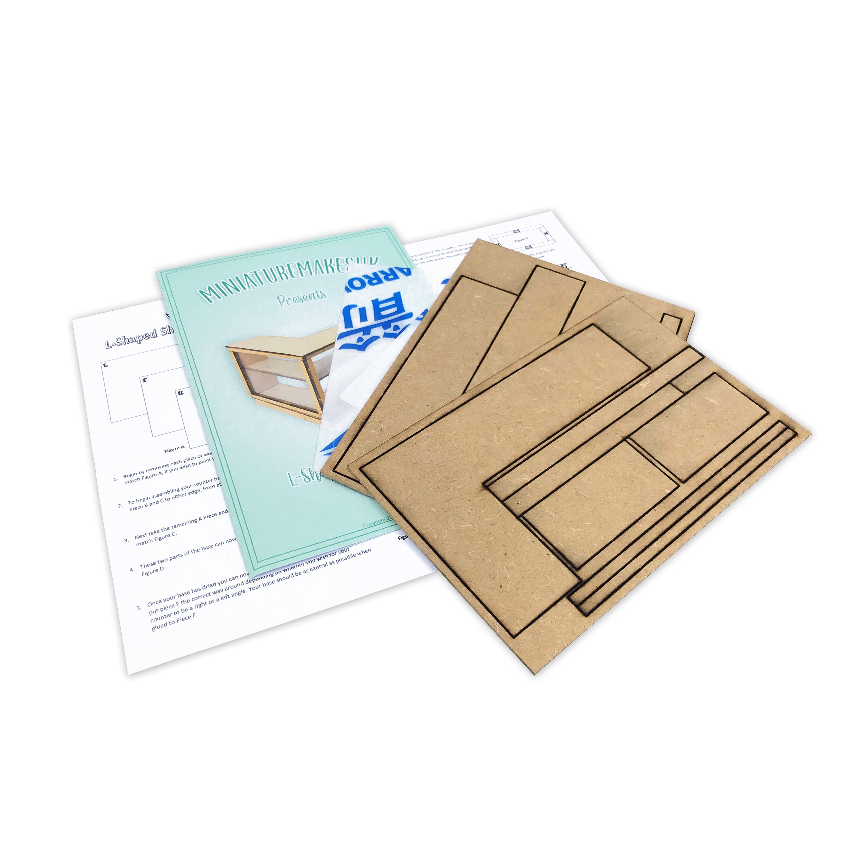 Miniature Handmade L-shaped Shop Counter Kit - Etsy