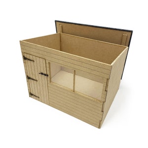 Dollshouse Miniature DIY Shed Kit 1:12 - Etsy