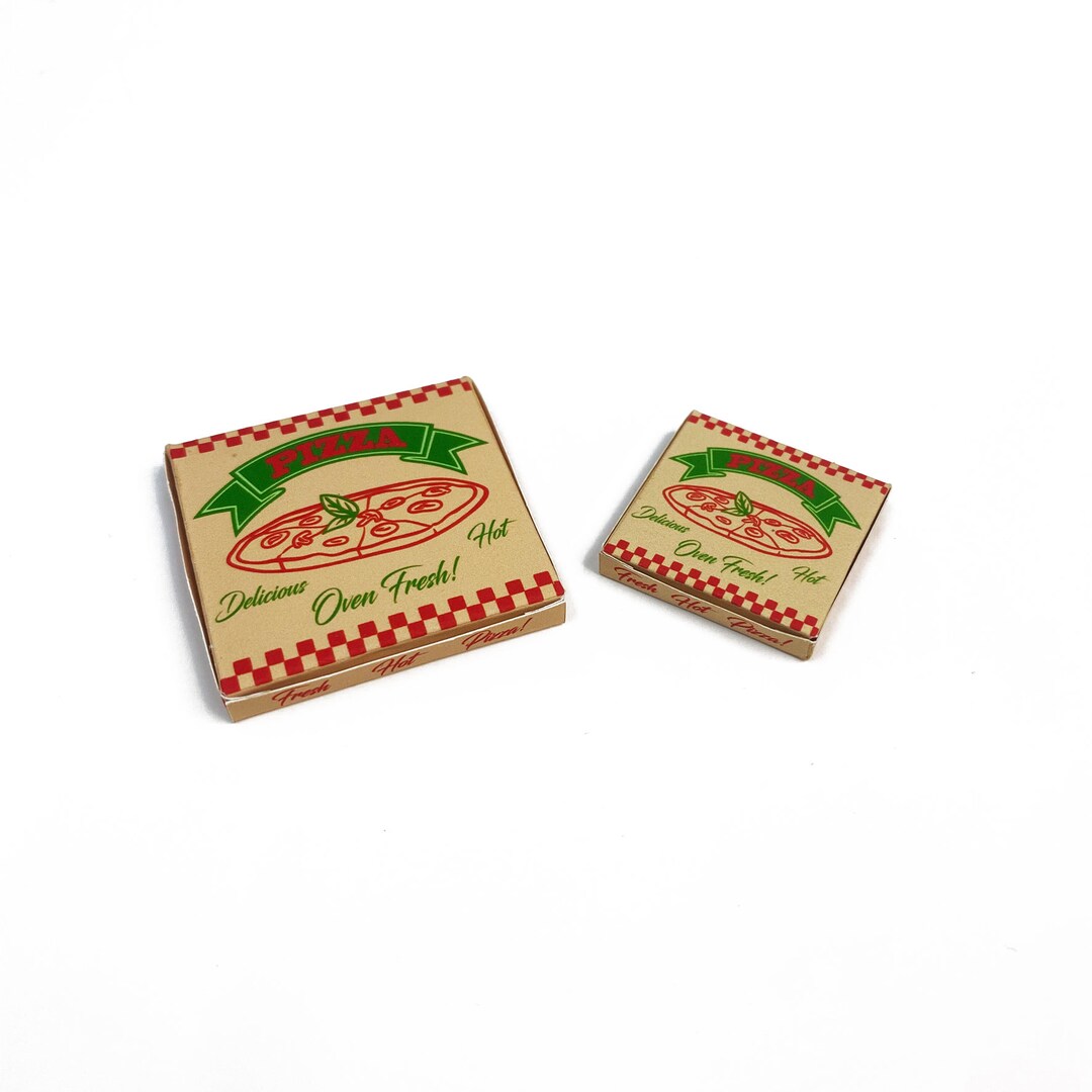 Make Your Own Miniature Pizza Boxes - Etsy