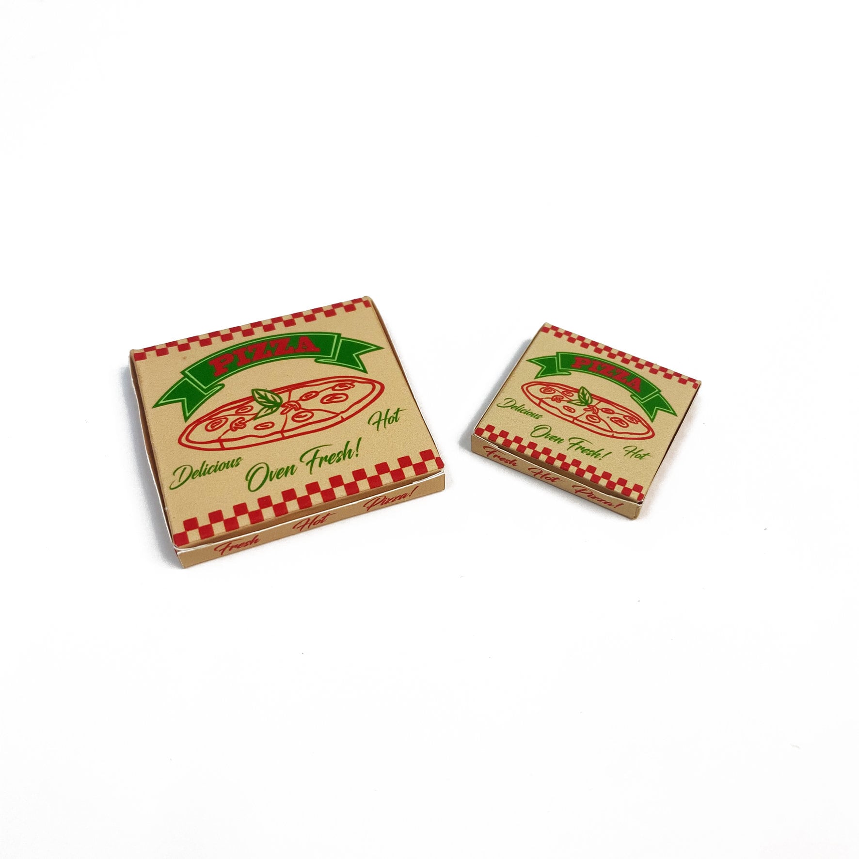 Make Your Own Miniature Pizza Boxes - Etsy
