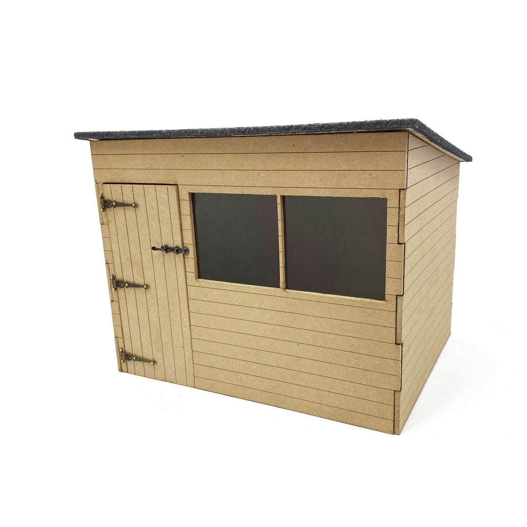 Dollshouse Miniature DIY Shed Kit 1:12 - Etsy