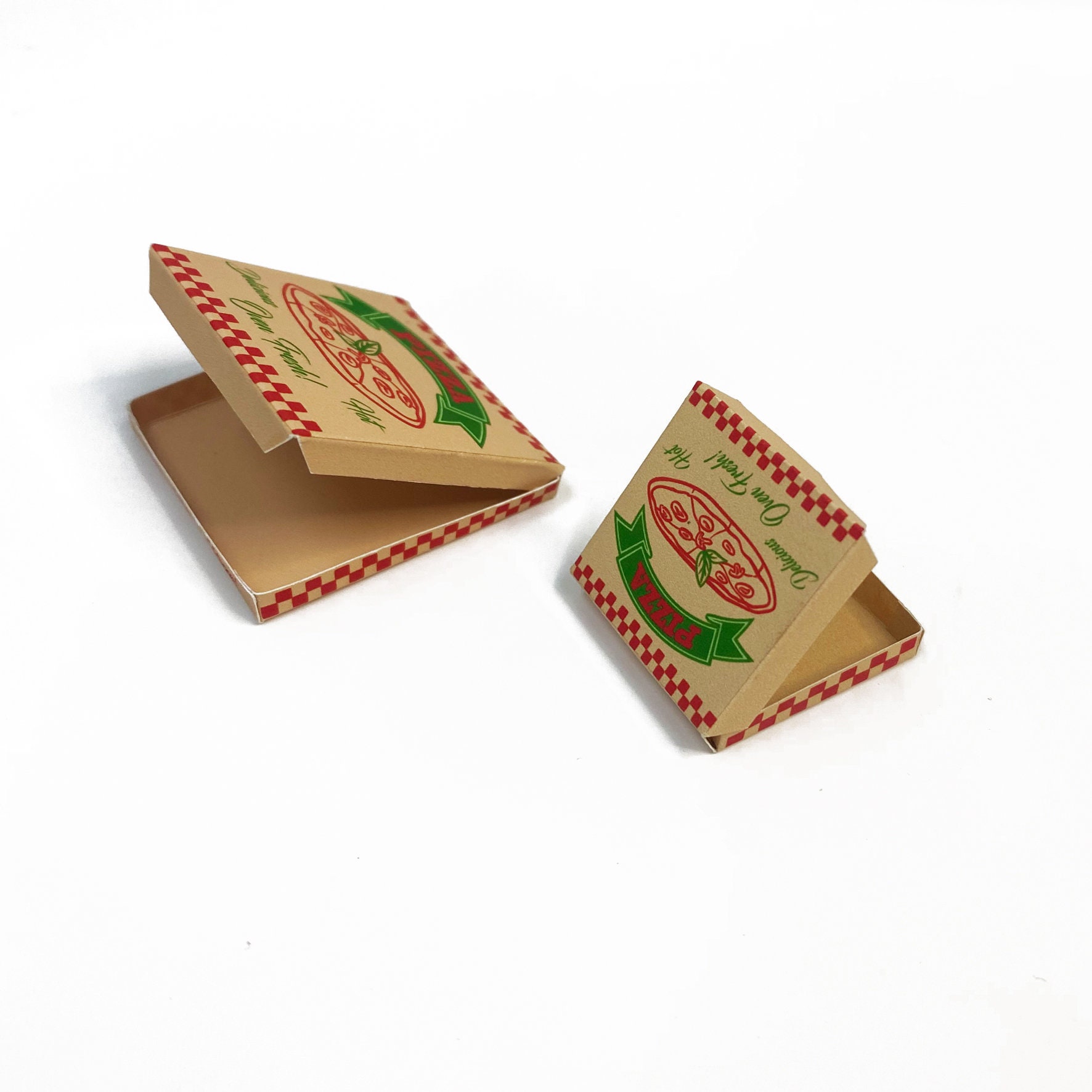 Make Your Own Miniature Pizza Boxes - Etsy