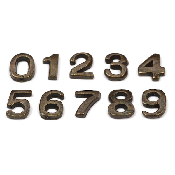 Brass House Numbers - Etsy