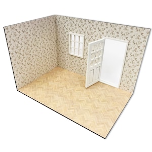 Make Your Own Room Box Kit 1:12th - Etsy