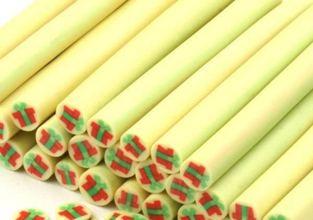 Handmade Christmas Parcel Cane - Nail Art - Etsy