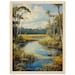 Old Florida Wetland Swamp Wall Art - Premium Matte Paper Wooden Framed ...