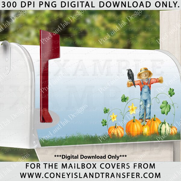 Mailbox Cover Template - Etsy