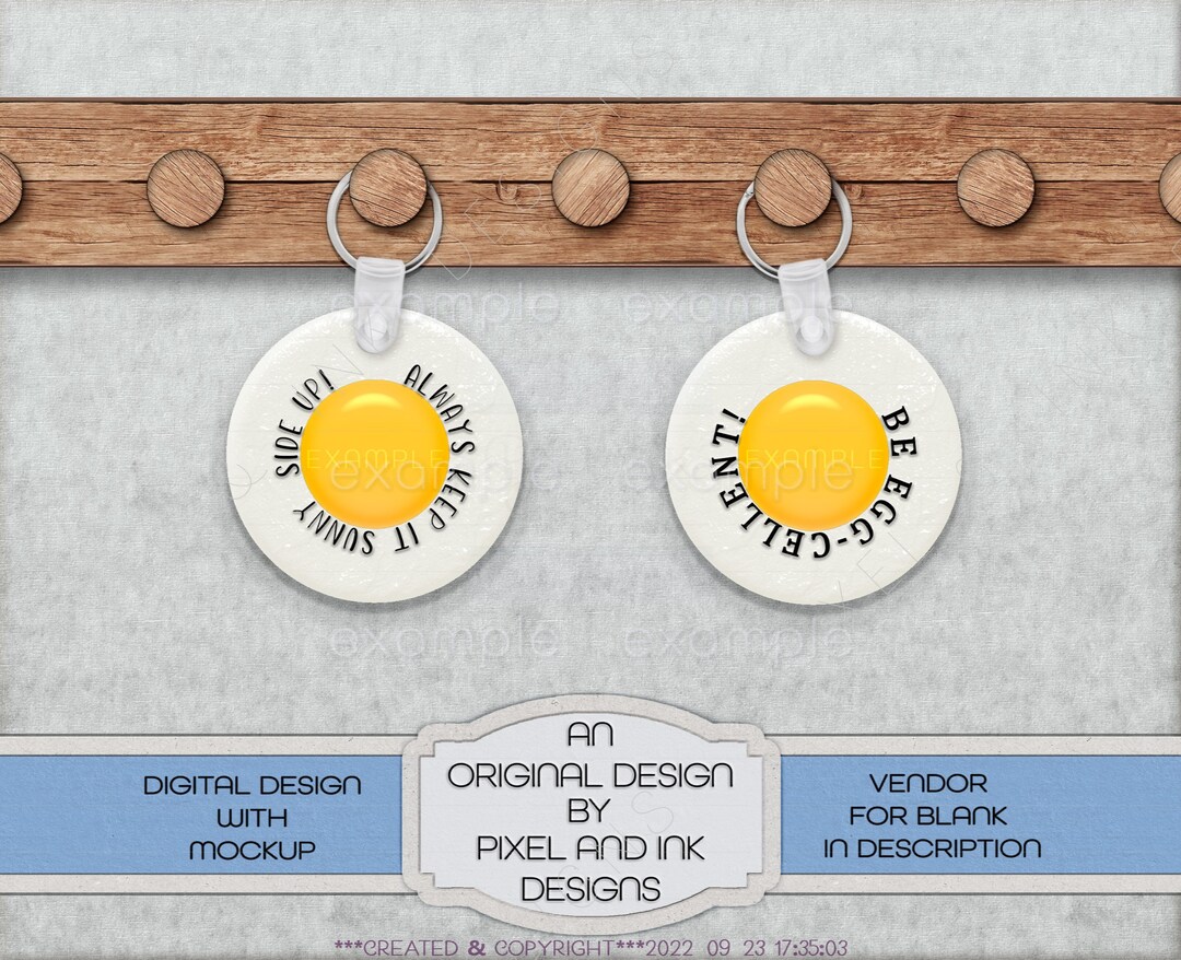 Digital Design,for Round Keychain, Egg Themed Pngs, Egg Pun, Egg Humor ...