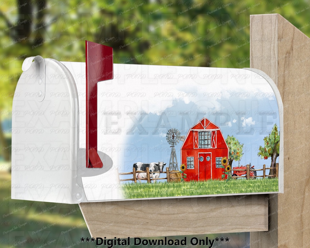 Mailbox PNG Design, Cover Design, Mailbox PNG, Country Style, Farm ...