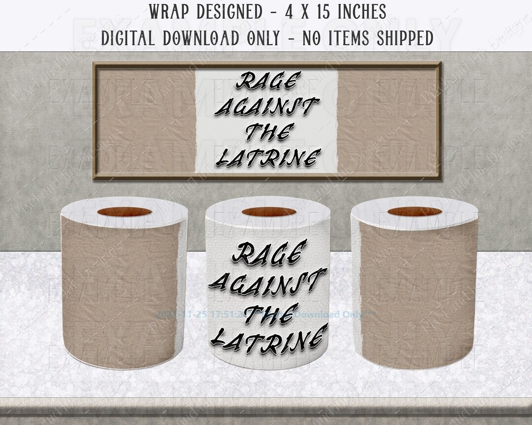Toilet Paper Design, Toilet Paper Cover Png, Roll Wrap Design ...