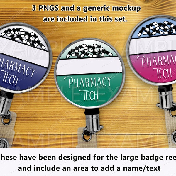 Pharmacy Tech Name Tag - Etsy