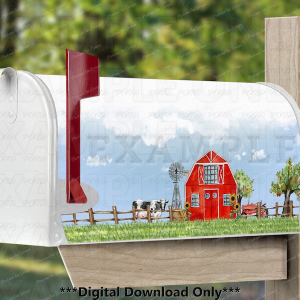 Mailbox Cover Template - Etsy