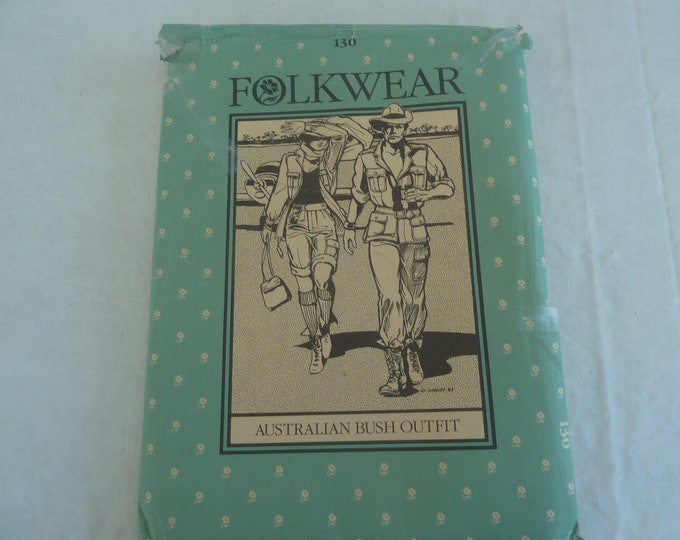 Folkwear Australian Bush Outfit #130 Uncut, Envelope Has Some Wear - Etsy
