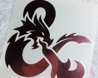 Dungeons Dragons Decal | Etsy