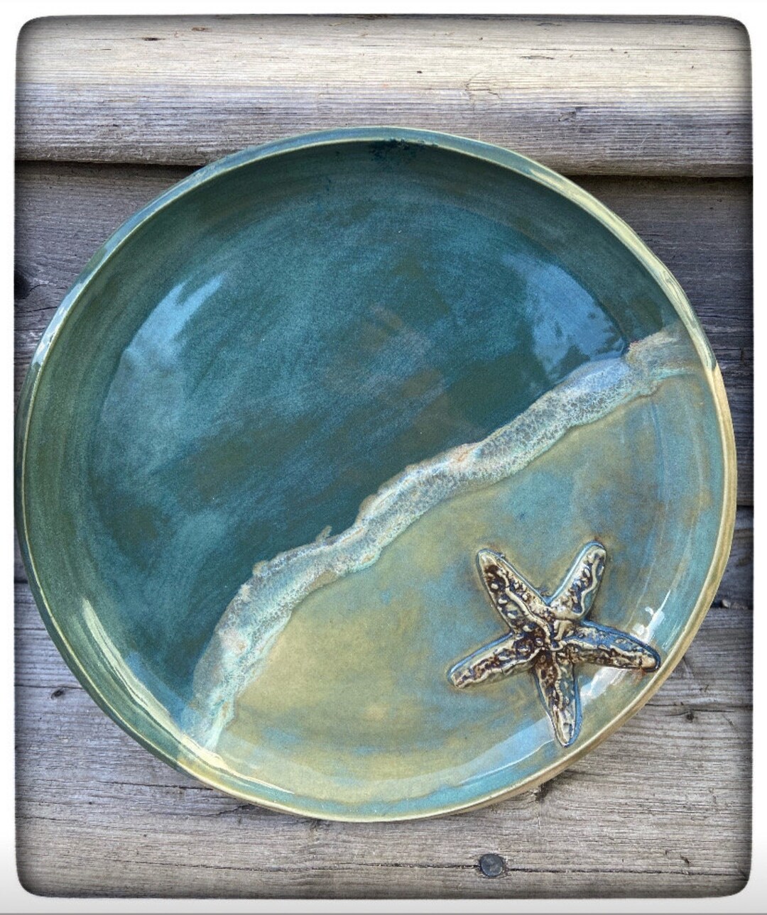 Starfish Plate, Beach Decor, Cottage Decor, Ocean Lover, Beach Lover - Etsy