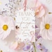 Editable Fairy Birthday Favor Tag Template, Printable Floral Fairy ...