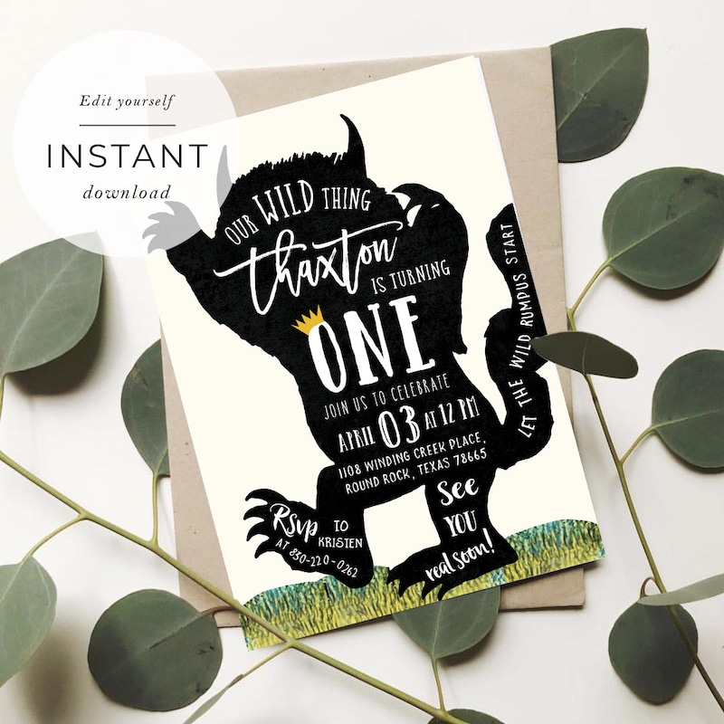 Let the Wild Rumpus - Etsy