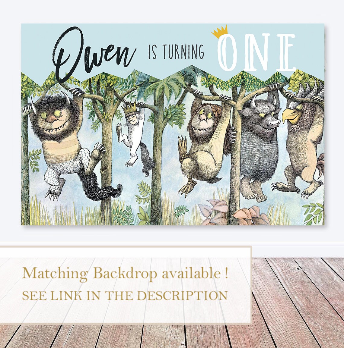 Where the Wild Things Are Birthday Invitation | Let the Wild Rumpus ...
