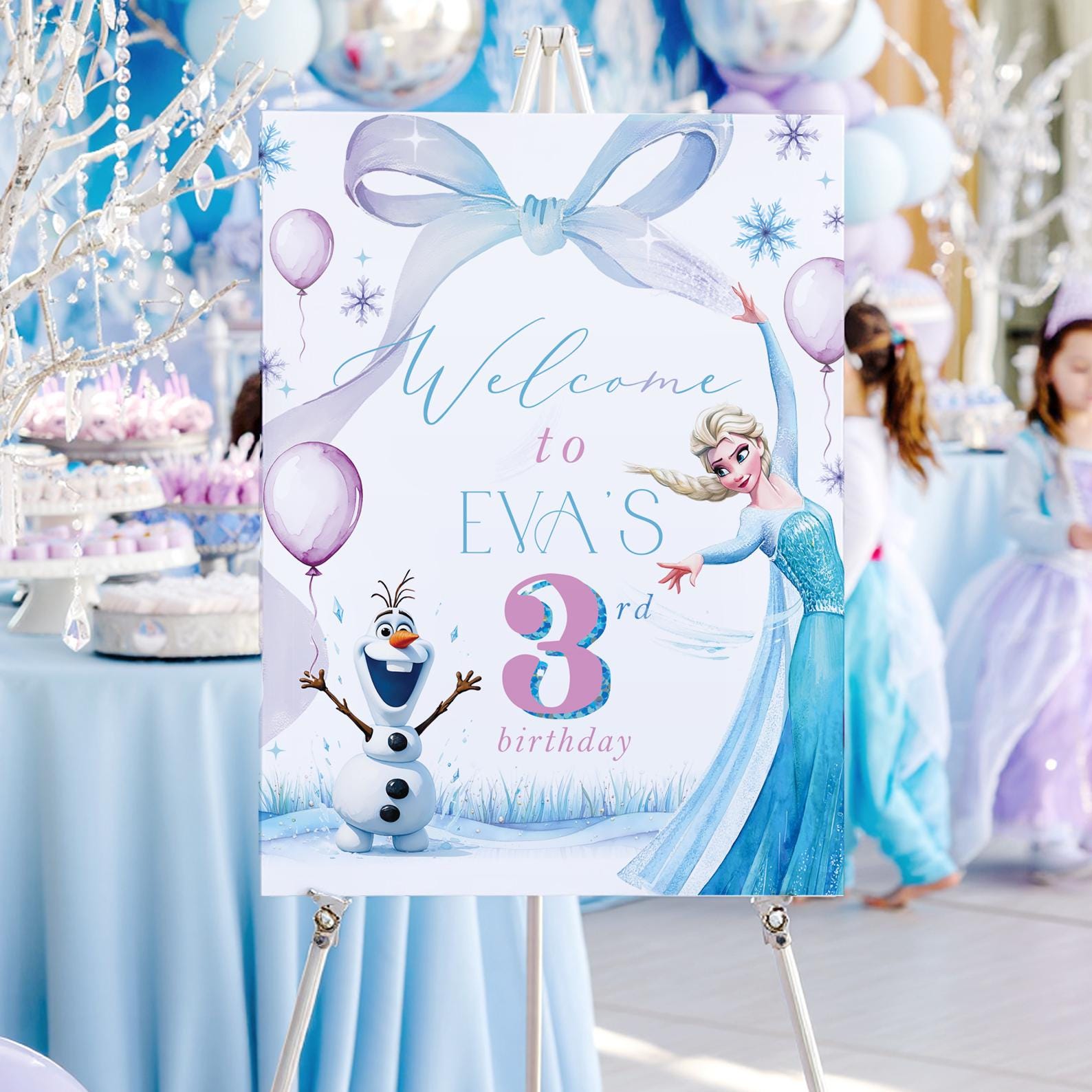 Frozen Birthday Invitation Bundle Girl, Frozen 3rd Birthday Bundle ...