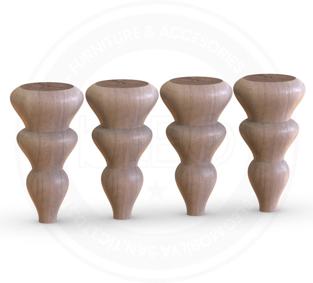 4 Pcs of Sofa Leg Cabinet Leg TV Unit Leg Wooden Design Furniture Legs ...