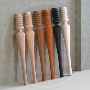 Set of 4 Table Leg - Wooden Table Legs - Etsy