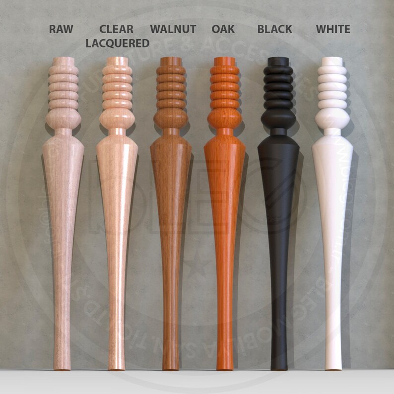 Set of 4 Table Leg Wooden Table Legs - Etsy