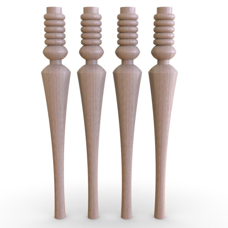 Set of 4 Table Leg Wooden Table Legs - Etsy