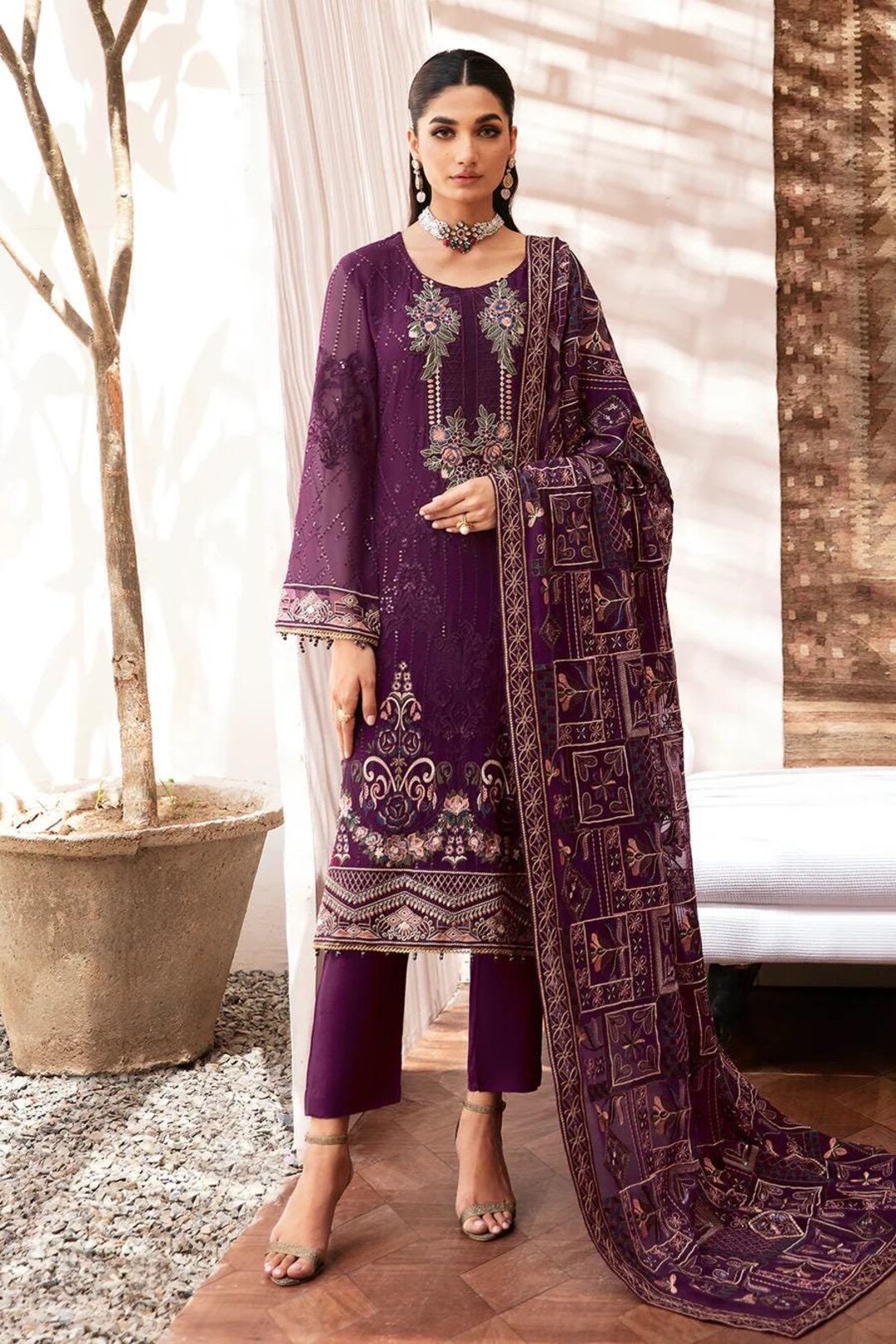 Pakistani Wedding Shalwar Kameez Original Ramsha Designer Suit Indian Salwar Suit - Etsy