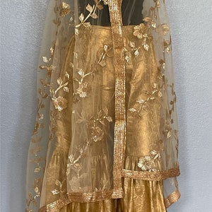 Pakistani Pants and Dupatta Set Jamawar Gharara Pants Banarsi Pants ...