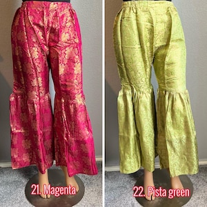 Pakistani Gharara Jamawar Pants Wedding Gharara Pakistani Trousers ...