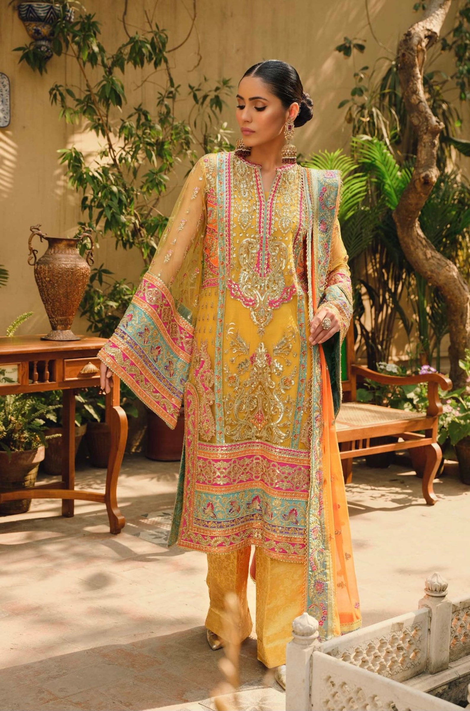 Pakistani Salwar Kameez Suit Original Maryum N Maria - Etsy