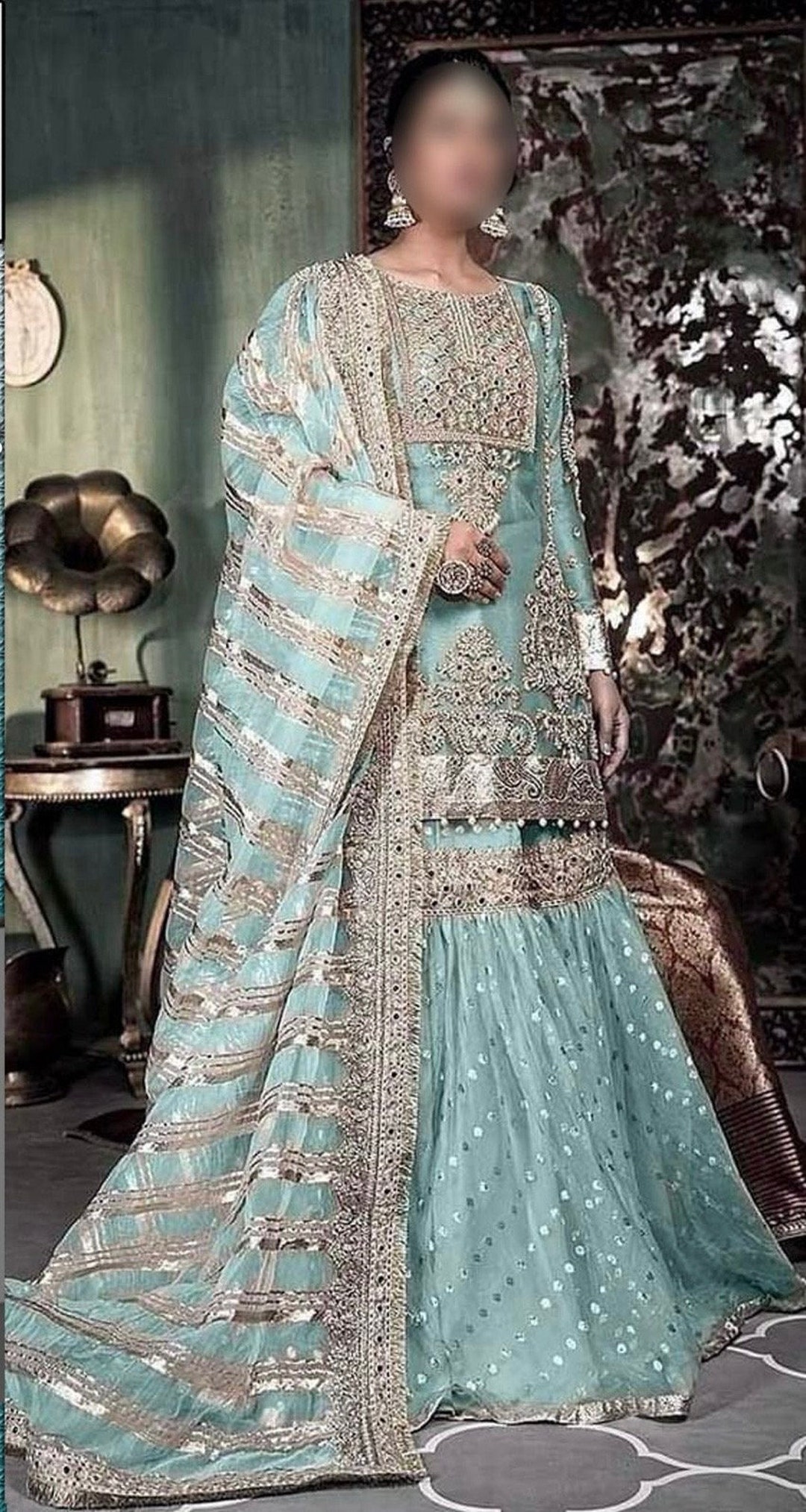 Gharara Suit Pakistani Wedding Gharara Dress Pakistani Gharara - Etsy