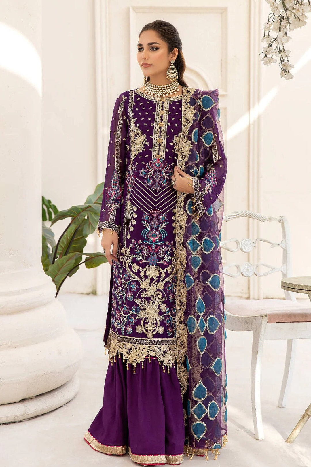 Pakistani Wedding Shalwar Kameez Original Imrozia Designer - Etsy