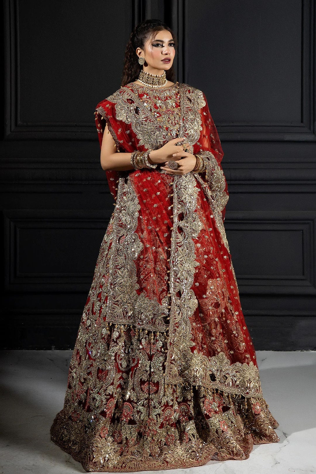 Pakistani Bridal Dress Original Imrozia Bridal Dress Indian Wedding ...