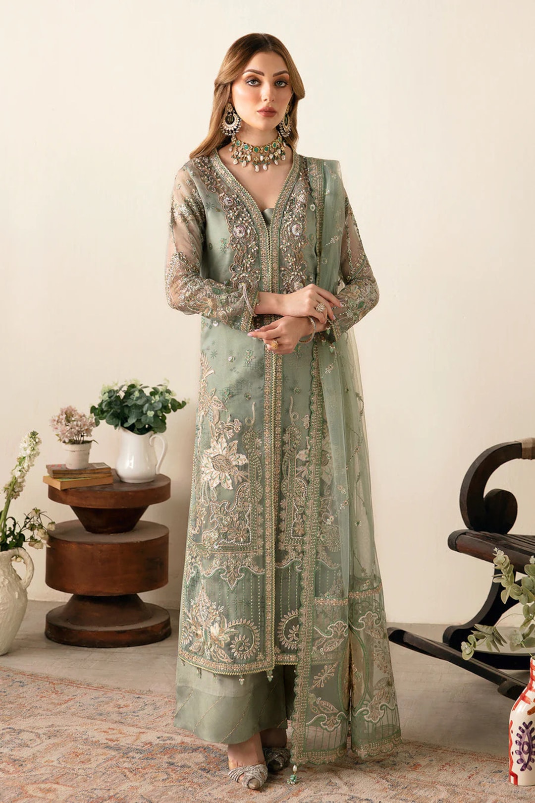 Pakistani Wedding Shalwar Kameez Original Ramsha Designer Suit Indian ...