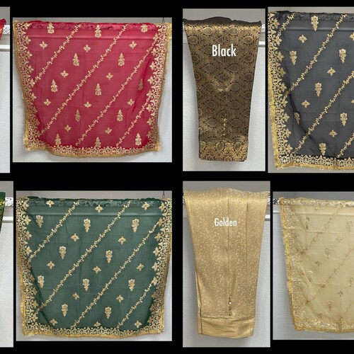 Pakistani Pants and Dupatta Set Jamawar Gharara Pants - Etsy