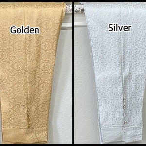 Jamawar Pants Pakistani Pants for Women Banarsi Indian Pants Pakistani ...