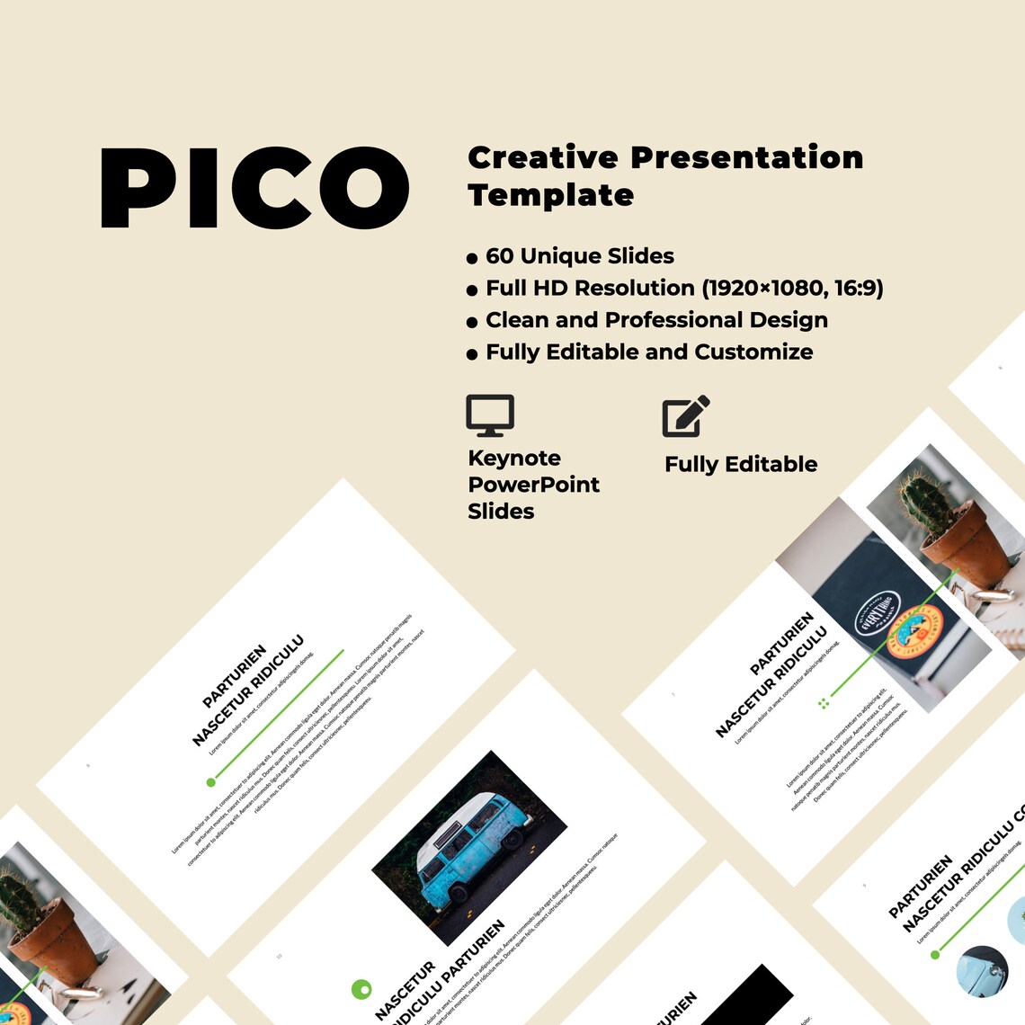 PICO - Creative Presentation Template, Keynote, Powerpoint, Google ...
