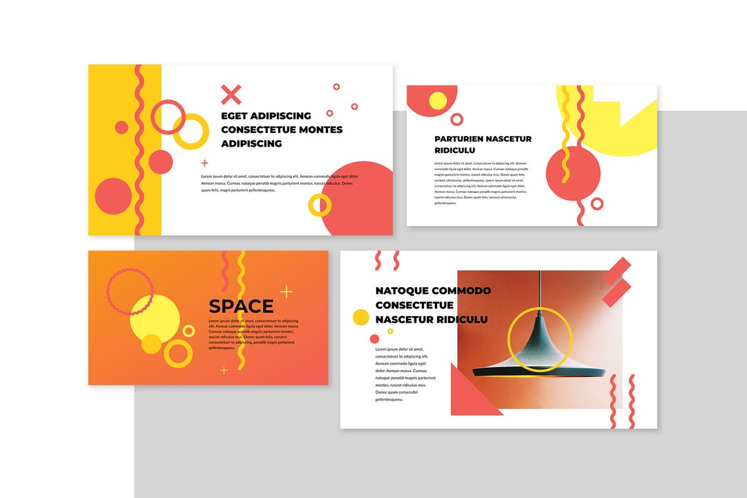 SPACE Creative Presentation Template Keynote Powerpoint - Etsy