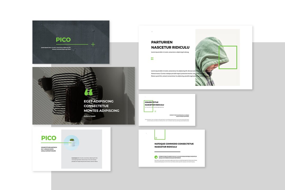 PICO Creative Presentation Template Keynote Powerpoint - Etsy