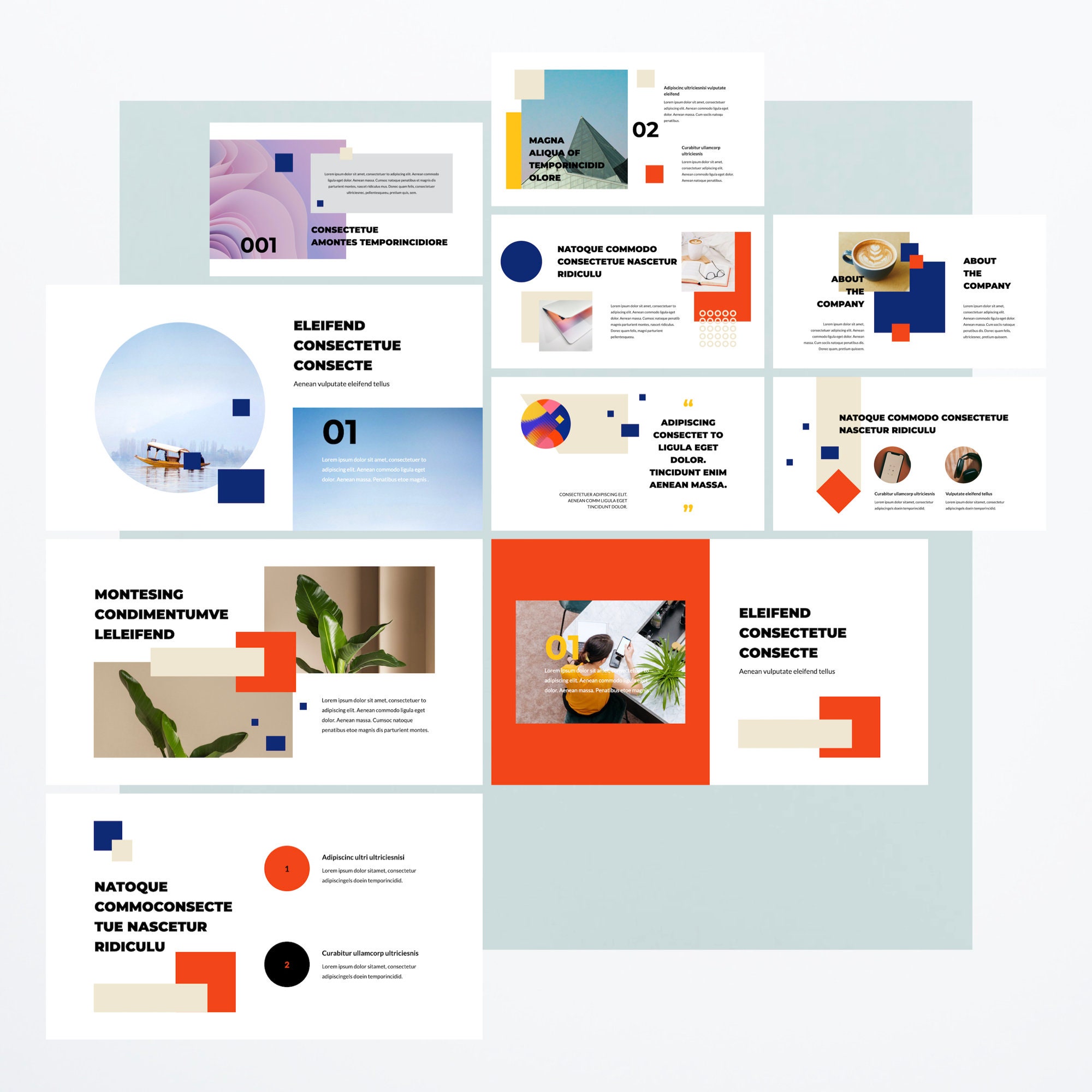 ONE Creative Presentation Template, Keynote, Powerpoint, Google Slides ...