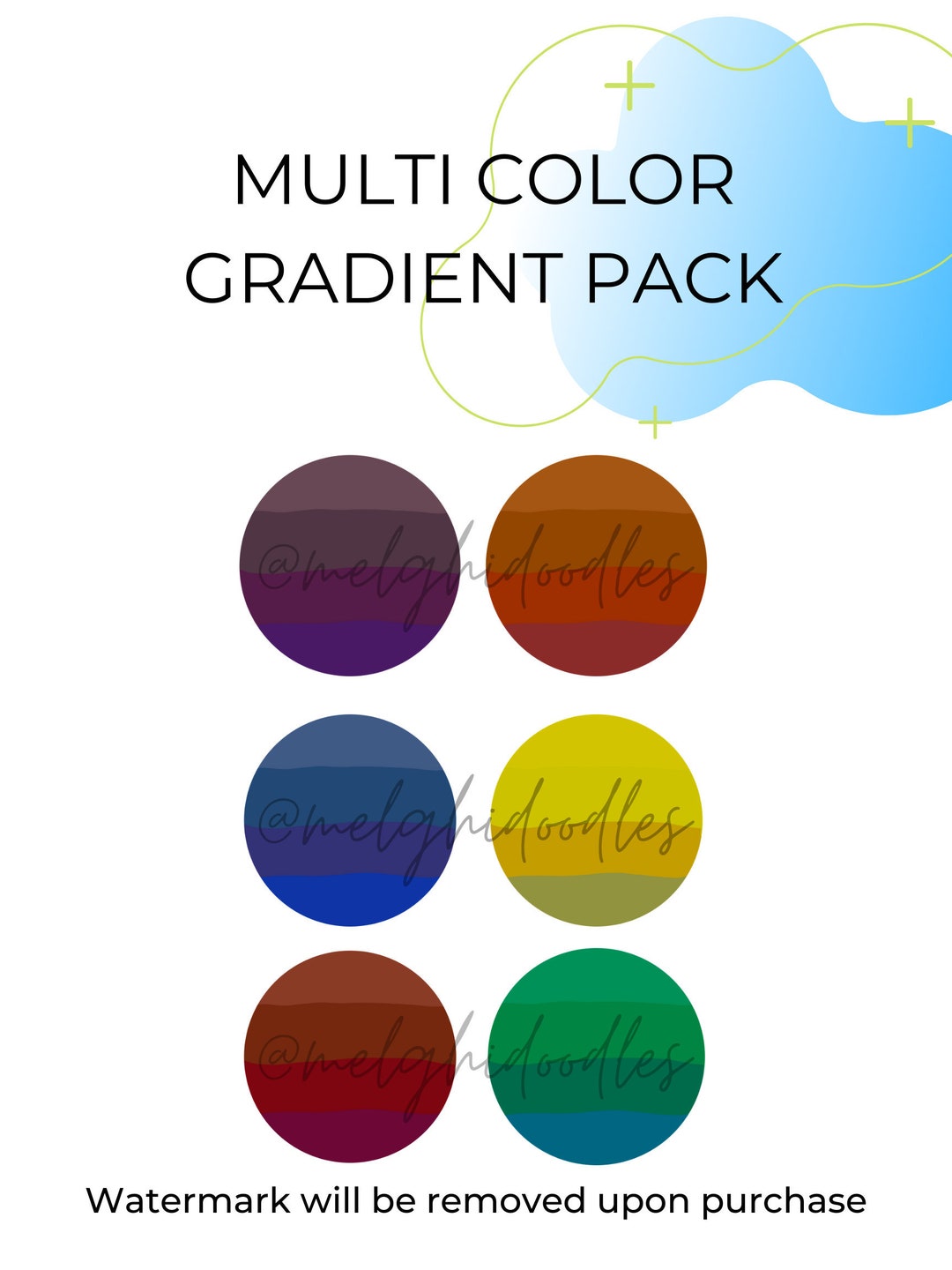 Mac Folder Icons Pack - Multi Color Rainbow Gradients (digital) - Etsy
