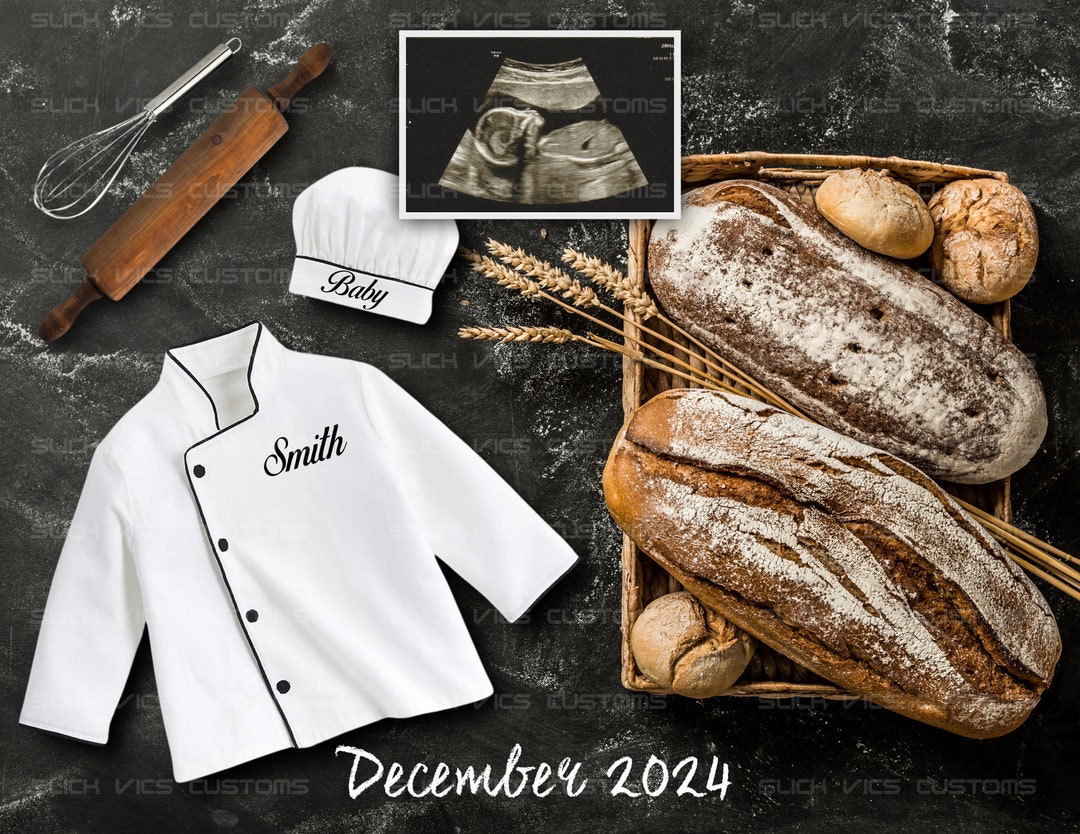 Baker Themed Baby Announcement Digital Download - Etsy