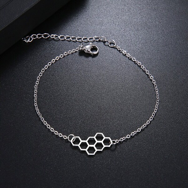 Silver Honeycomb - Etsy