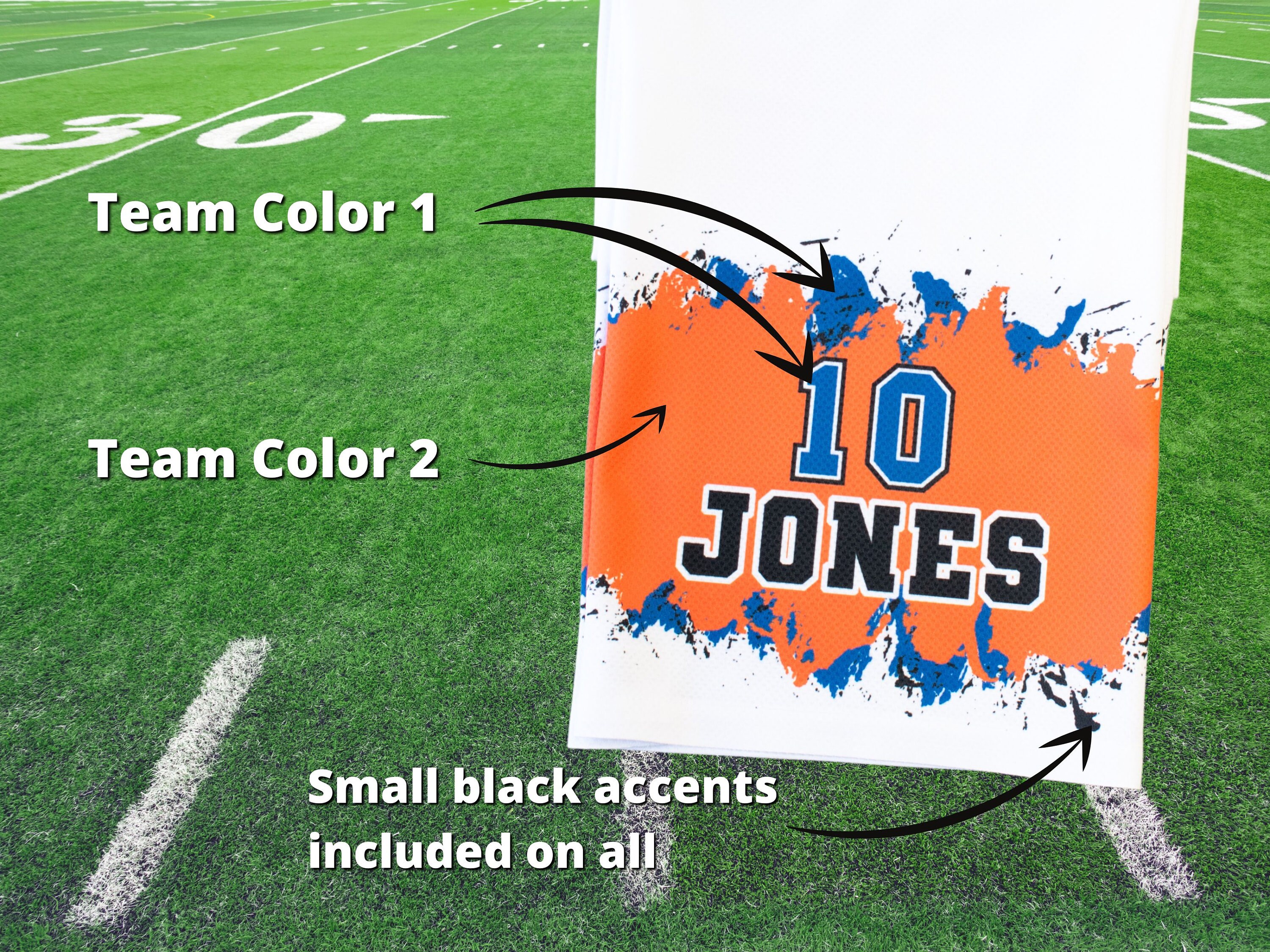 Personalized Football Towel, Football Cooling Towel, Football Sweat ...