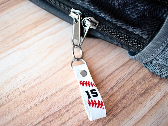 Baseball Zipper Pull Baseball Bag Tag Baseball Team Gifts - Etsy