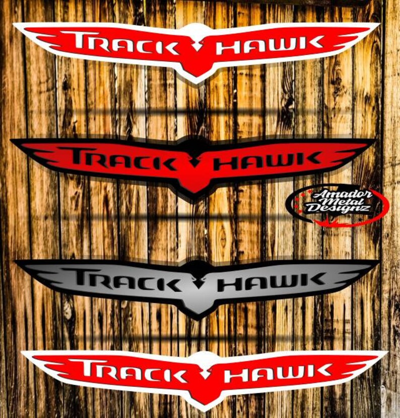 Trackhawk Steel Wall Sign Cnc Cut | Etsy