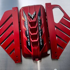 2020/2024 Edge Red C8 Corvette Engine Appearance Package contact Us for ...